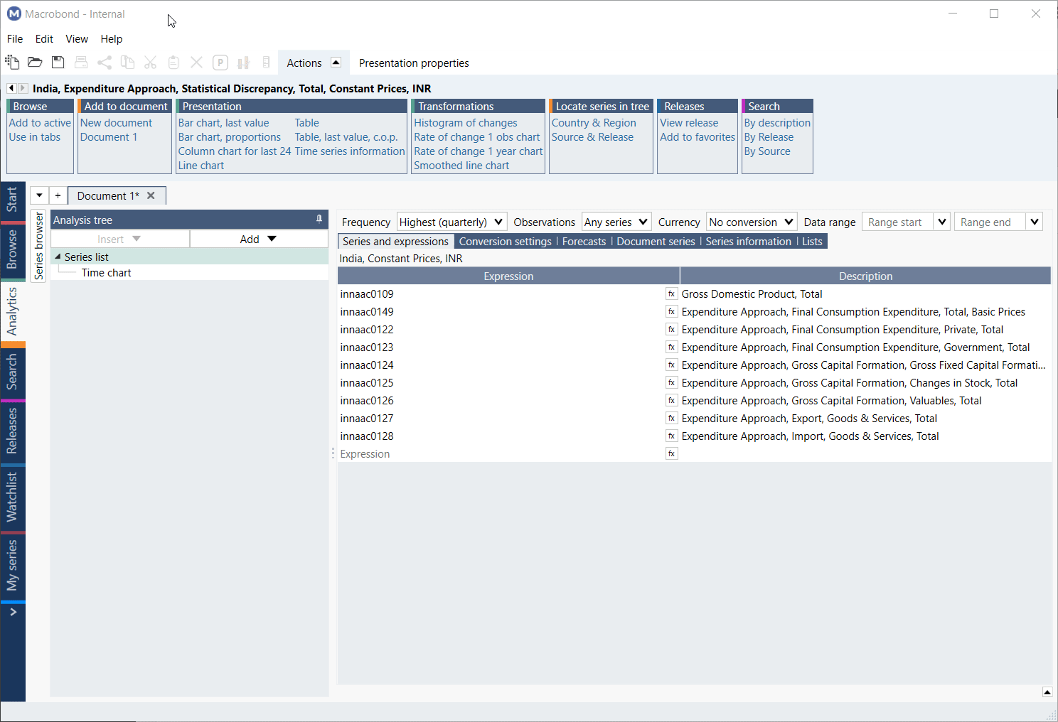 Accessing Macrobond Data In Excel Macrobond Help